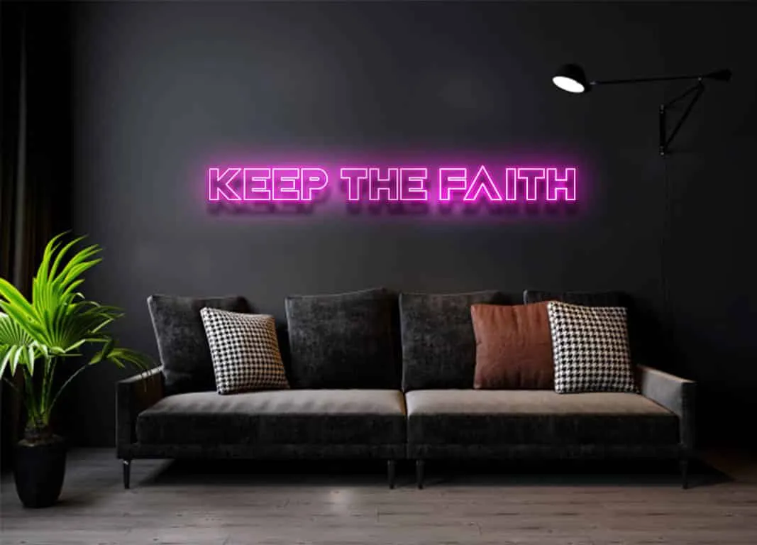 Keep the Faith - Led Flex Neon Sign | by A1deSIGNS
